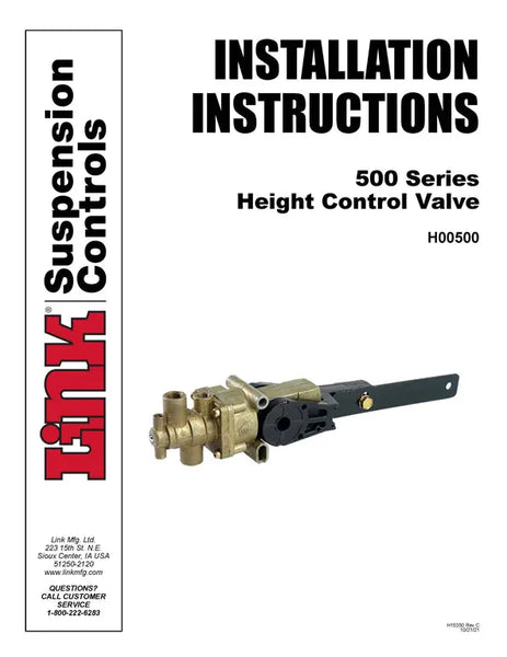 Hadley (LINK) Height Control Valve - H00500C - Dayton Air Suspension ...