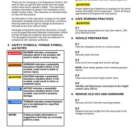 Hadley Height Control and Leveling Control Valves – Dayton Air Suspension