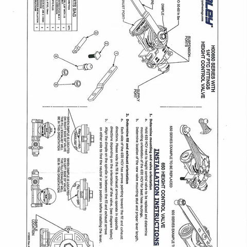 Hadley Height Control and Leveling Control Valves - Dayton Air Suspension