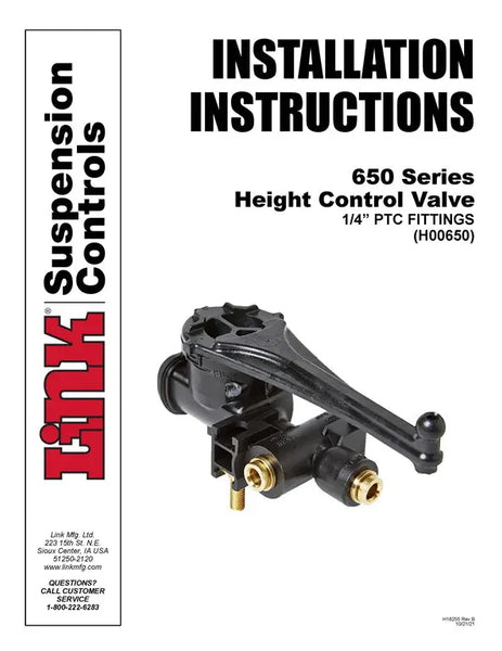 Hadley (LINK) Height Control Valve - 4CM00211 - Dayton Air Suspension