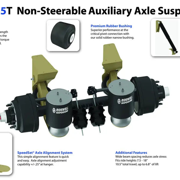 Ridewell RCA-215T Trailer Air Ride Suspension - Dayton Air Suspension ...