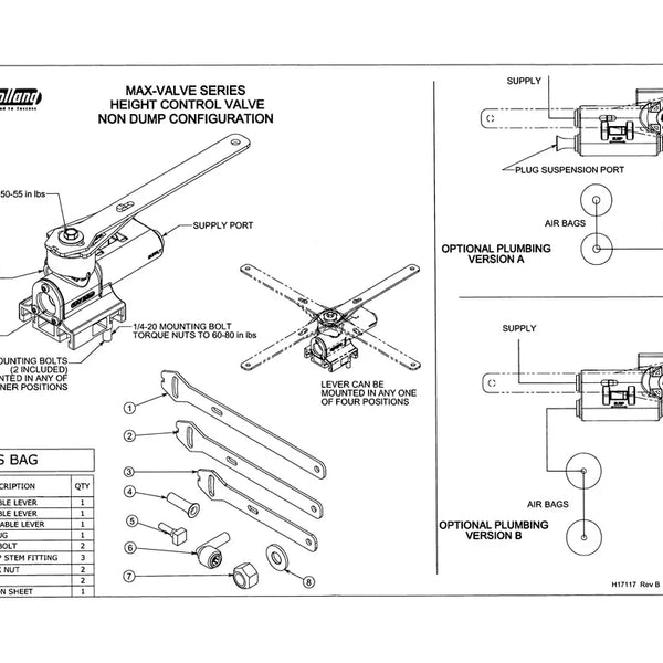 SAF Holland Height Control Valve - 50860013 - Dayton Air Suspension