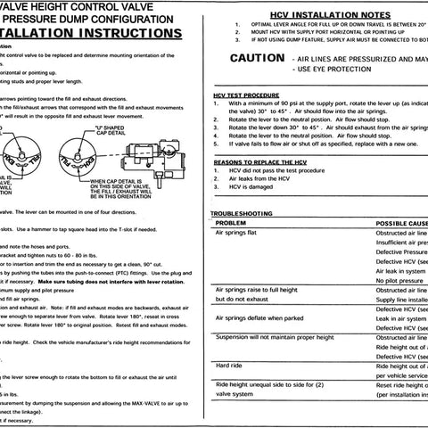 HCV Dump Valve - Automatic Dump (N/C) - Trailer - Dayton Air - Dayton ...