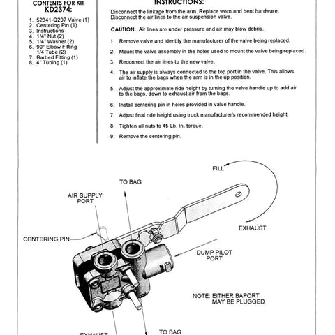 Truck - Kenworth - Dayton Air Suspension - Dayton Air Suspension