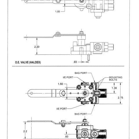 Velvac Pilot Valve For Neway Suspension - 034074 Replacement Velvac ...